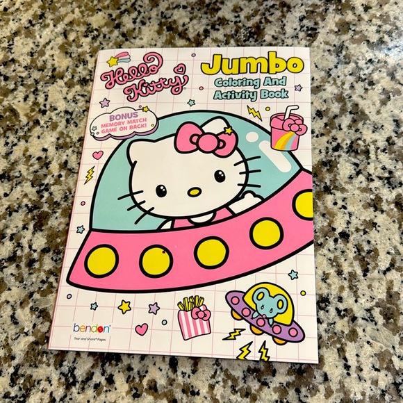 Hello Kitty | Other | Hello Kitty Jumbo Coloring And Activity Book ...
